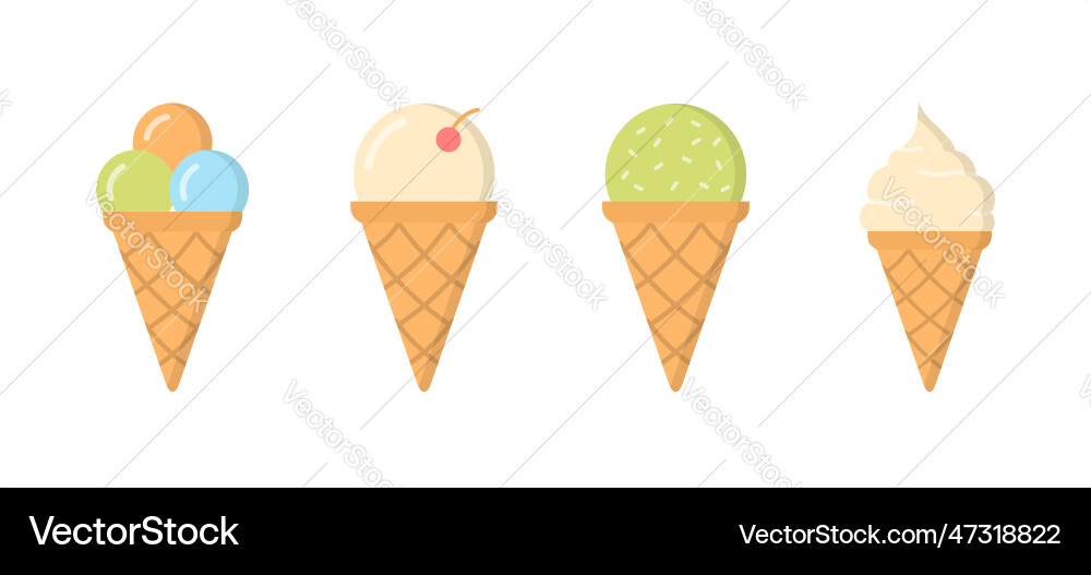 Ice cream Royalty Free Vector Image - VectorStock