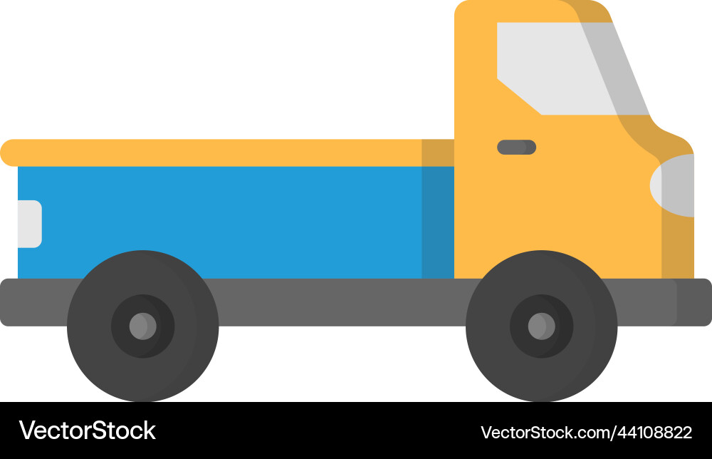 Pickup truck icon design template Royalty Free Vector Image