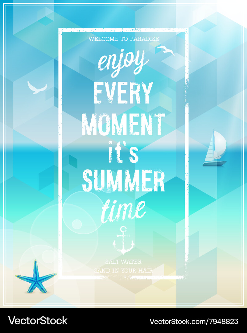Beach abstract Royalty Free Vector Image - VectorStock