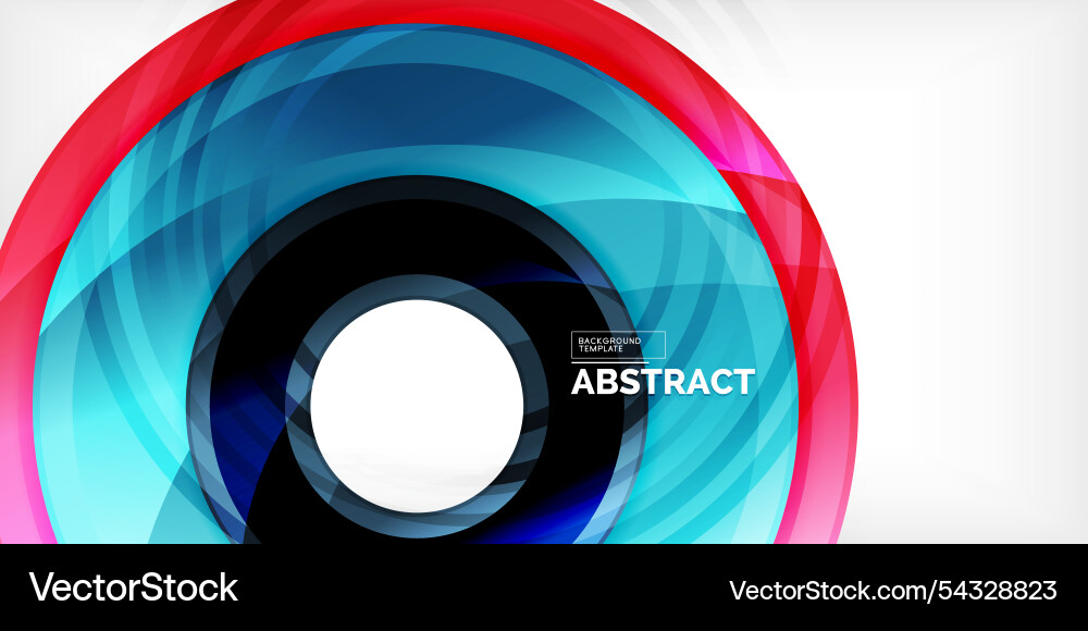 Circles round elements ring shapes premium Vector Image