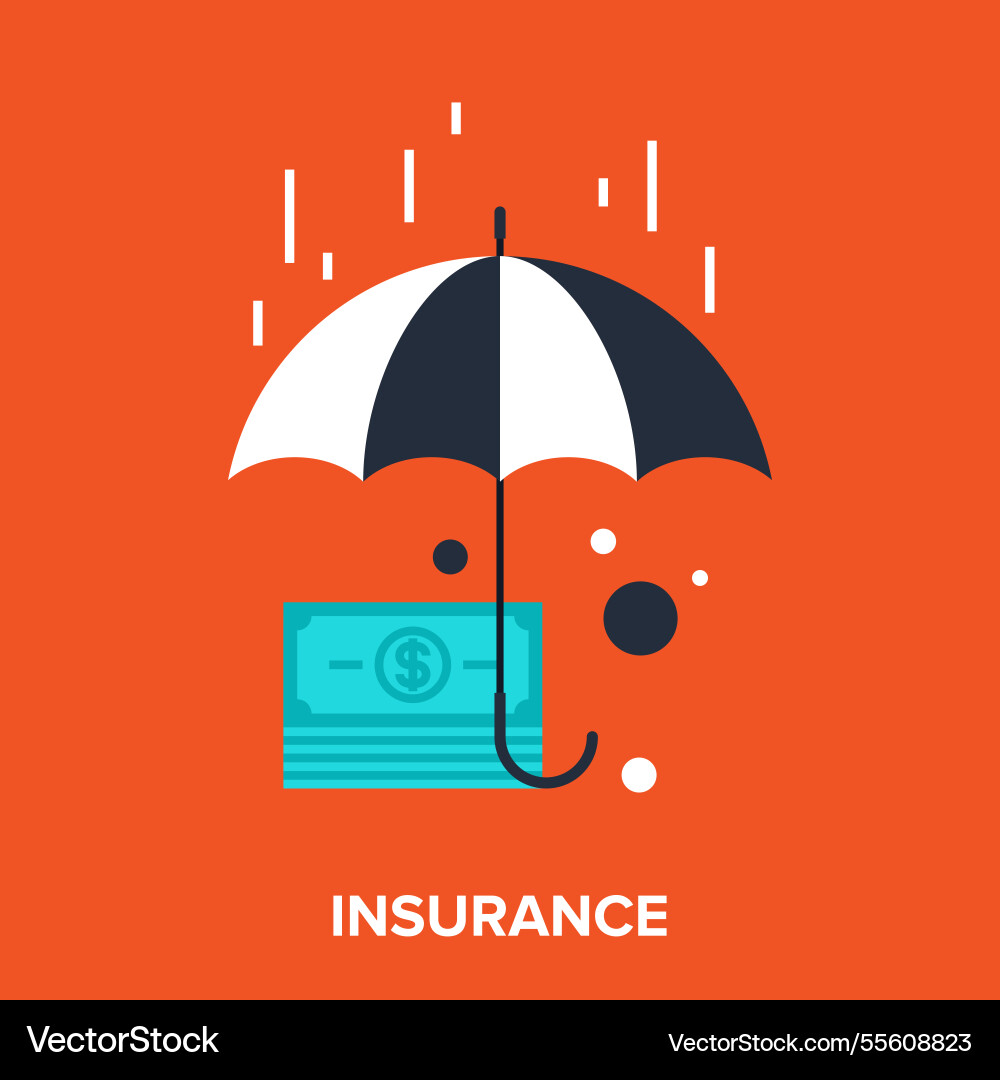 Insurance concept Royalty Free Vector Image - VectorStock