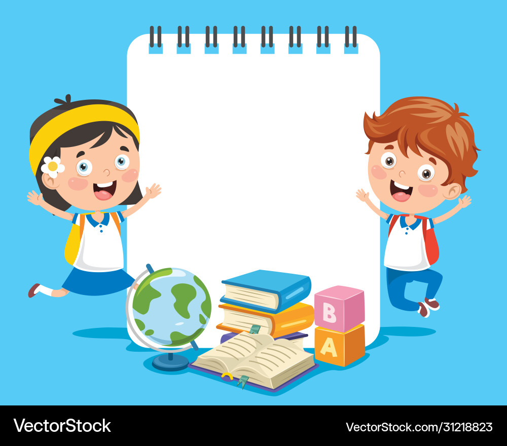 Paper template design Royalty Free Vector Image