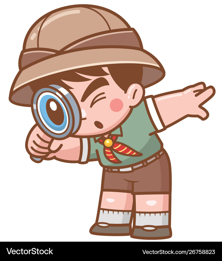 Safari boy Royalty Free Vector Image - VectorStock
