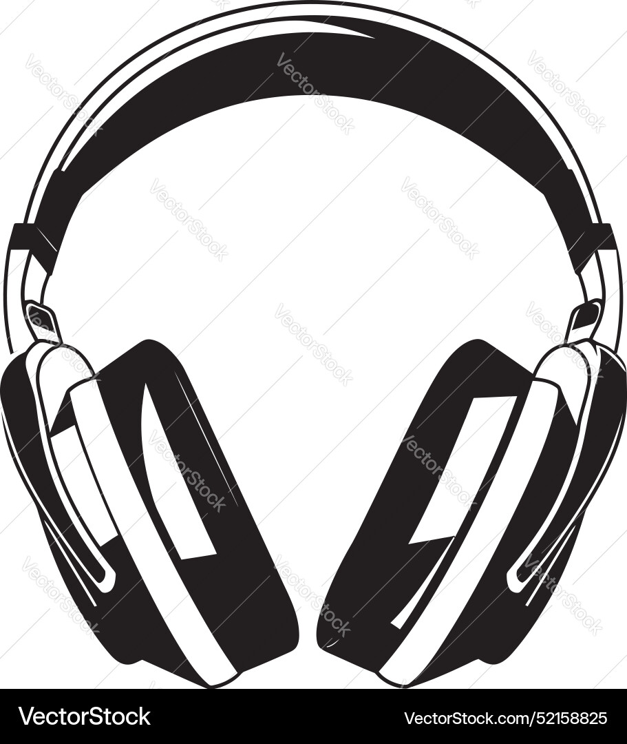 Melodic master headphone icon sonic sanctuary Vector Image