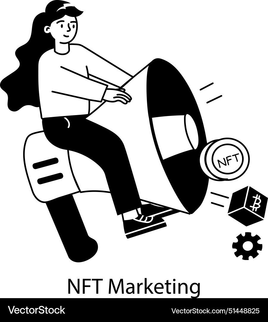 Nft key Royalty Free Vector Image - VectorStock