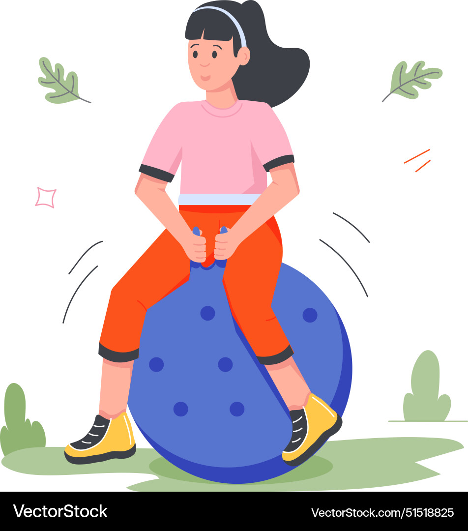 Pack of outdoor activities flat Royalty Free Vector Image