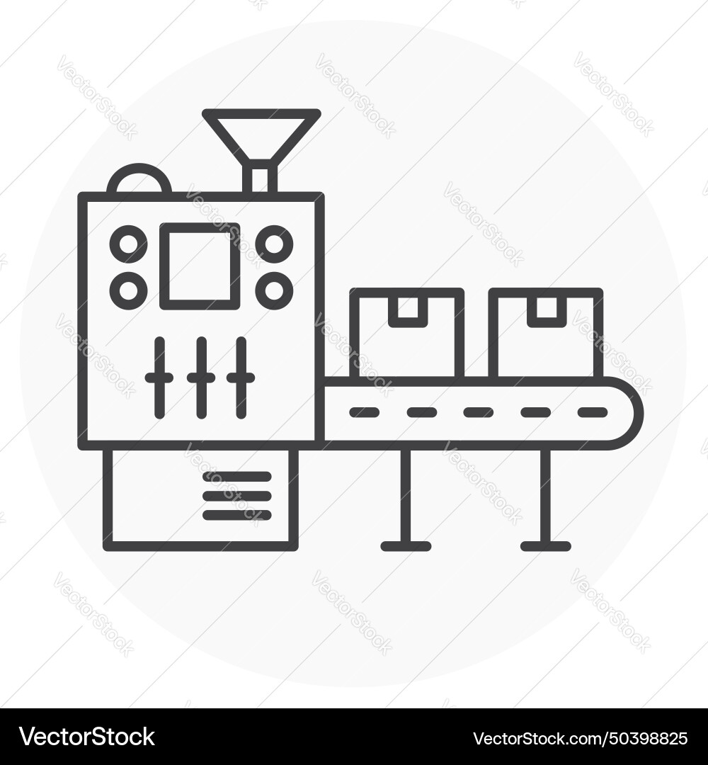 Production icon design Royalty Free Vector Image