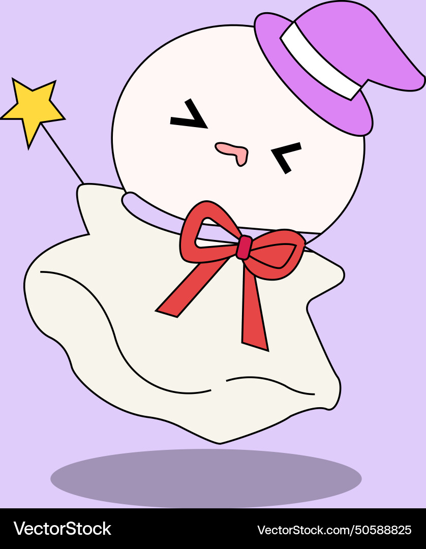Teru bozu rain doll design flying Royalty Free Vector Image