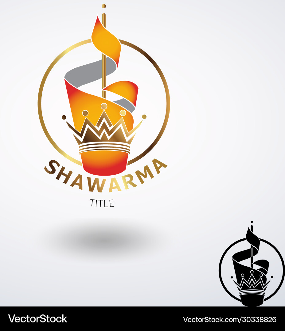 Shawarma-logo Royalty Free Vector Image - VectorStock