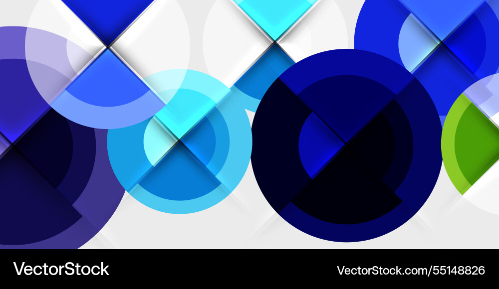 Techno circles and semi Royalty Free Vector Image