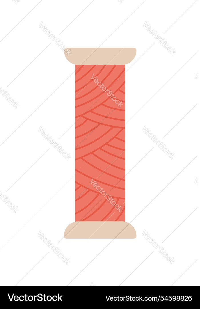 Thread bobbin logo Royalty Free Vector Image - VectorStock