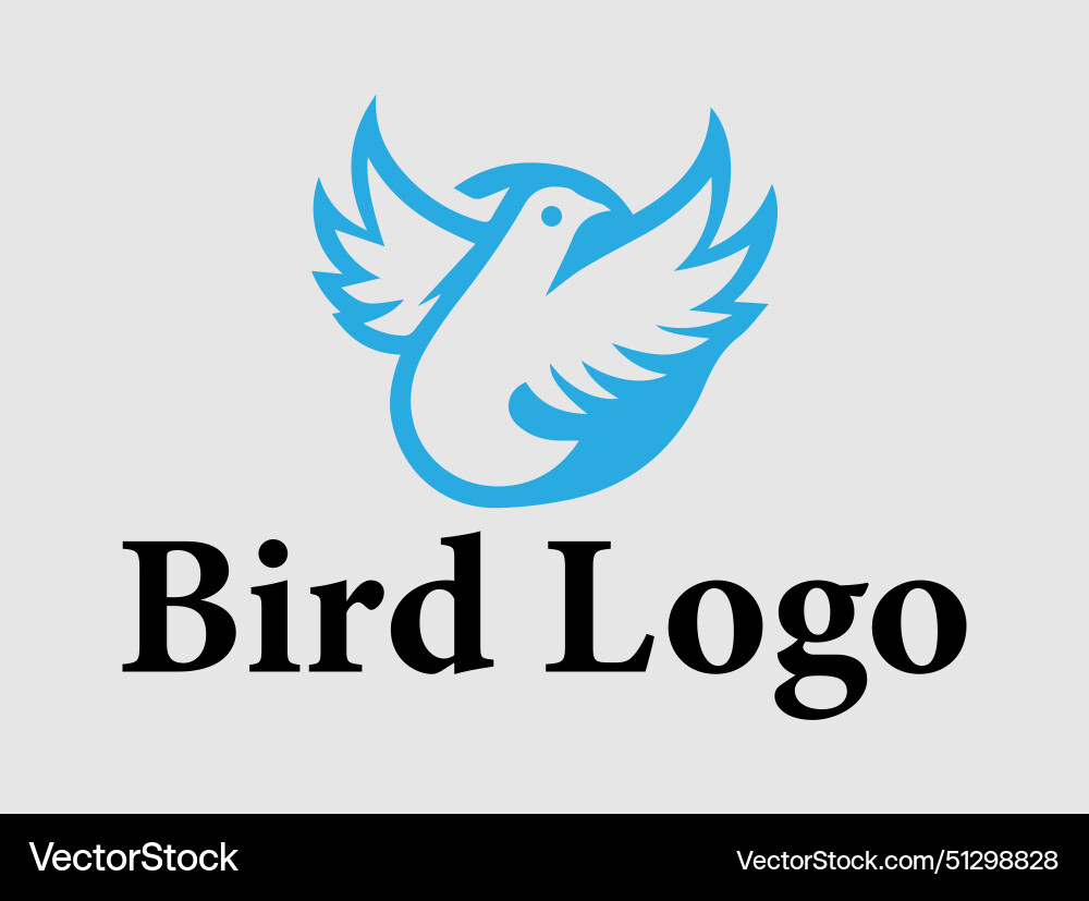 Bird logo Royalty Free Vector Image - VectorStock