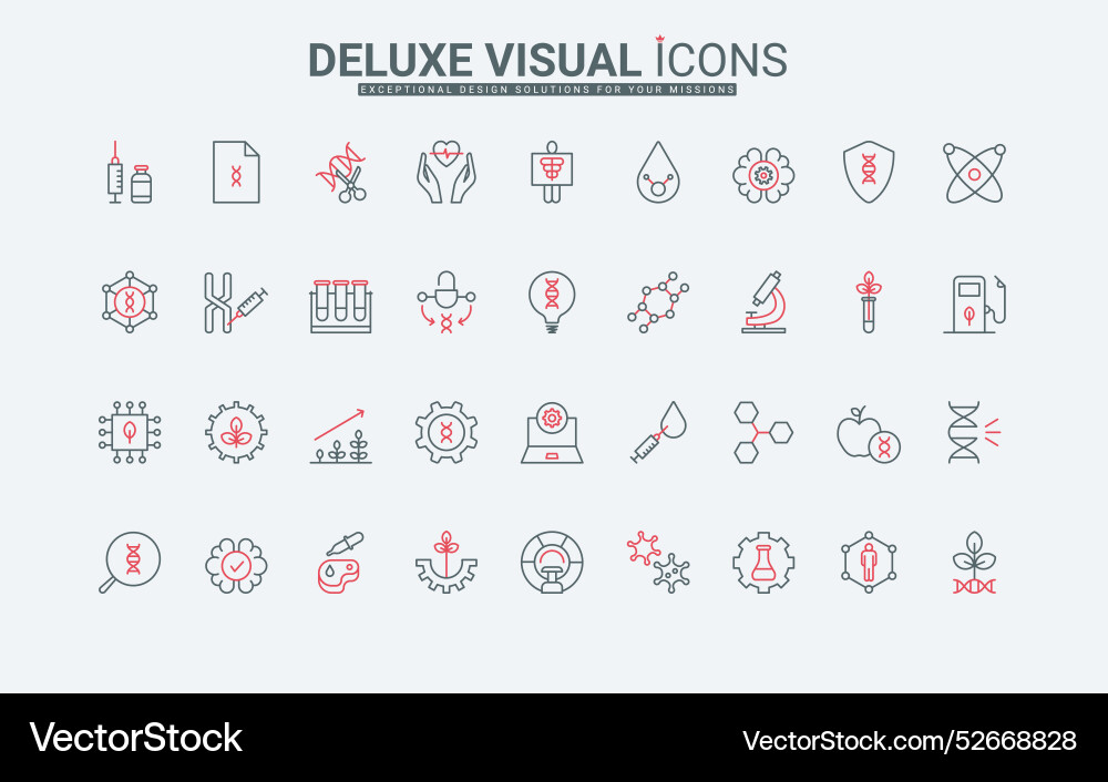 Genetic research and biotechnology dna cut Vector Image