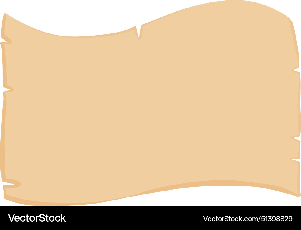 Cartoon ancient parchment scroll and old paper Vector Image