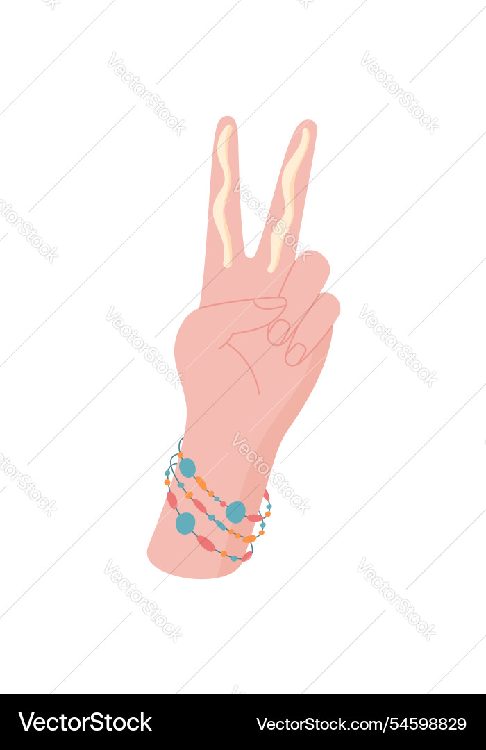 Two finger rule spf cream Royalty Free Vector Image