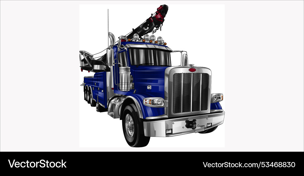 Blue drag racing car with grey strip Royalty Free Vector