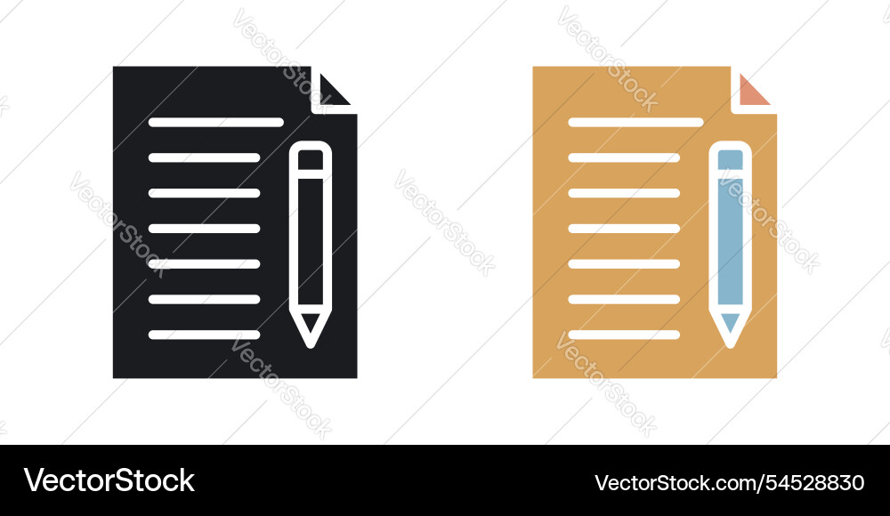 Declarations icon Royalty Free Vector Image - VectorStock