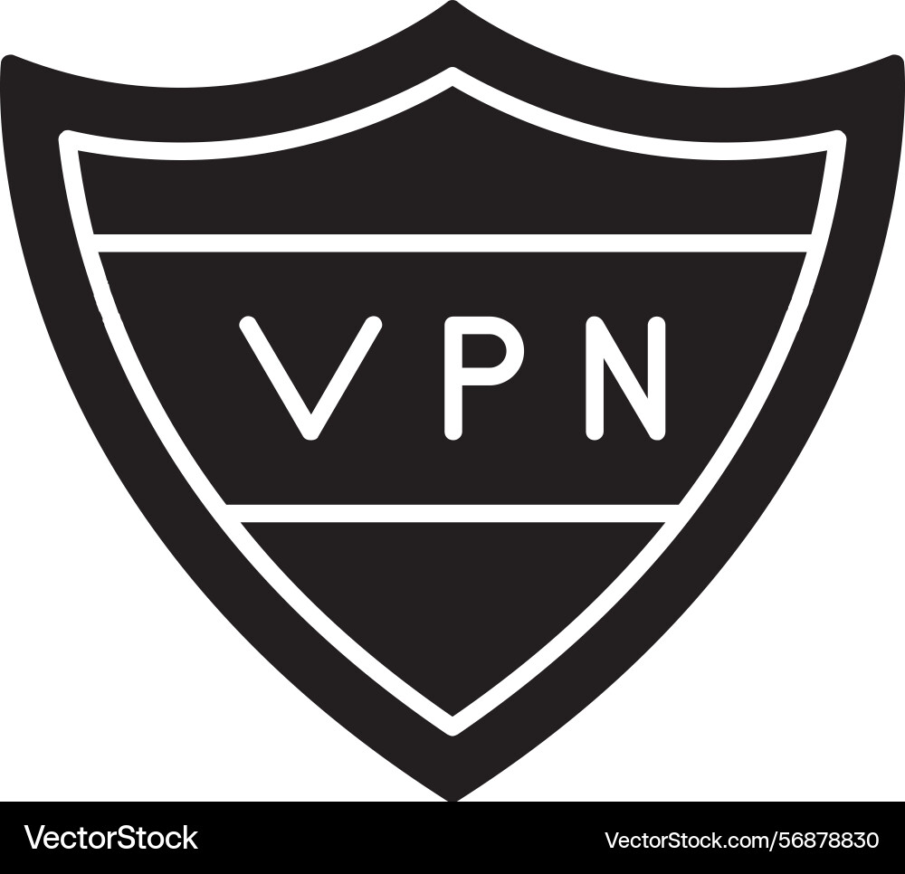 Virtual private network icon Royalty Free Vector Image