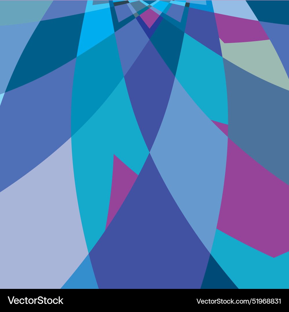 Abstract shape blue pattern background color Vector Image