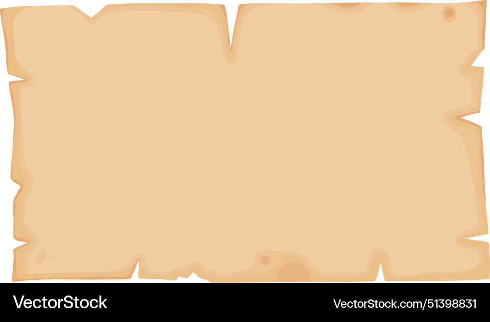Cartoon ancient parchment scroll and old paper Vector Image