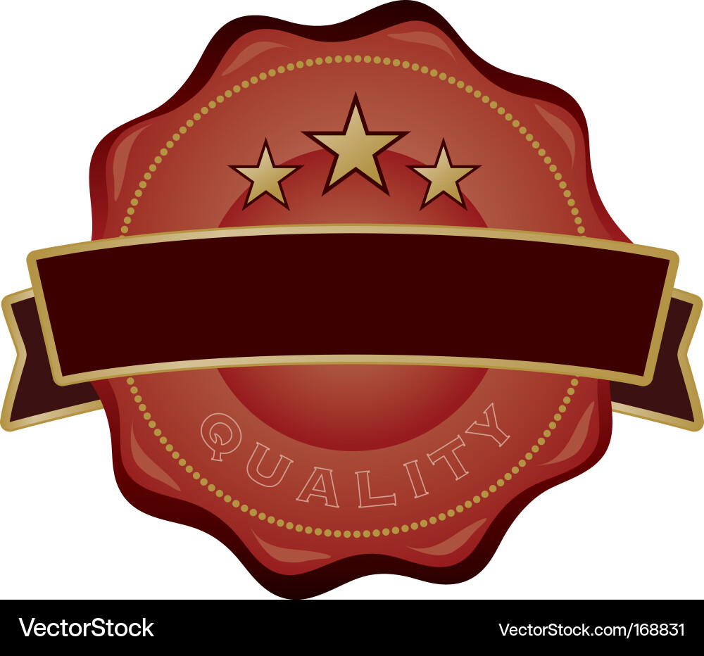 Quality seal Royalty Free Vector Image - VectorStock