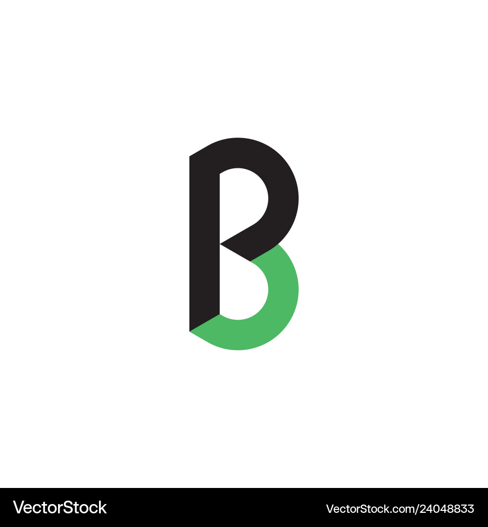Pb logo letter p and b icon symbol Royalty Free Vector Image