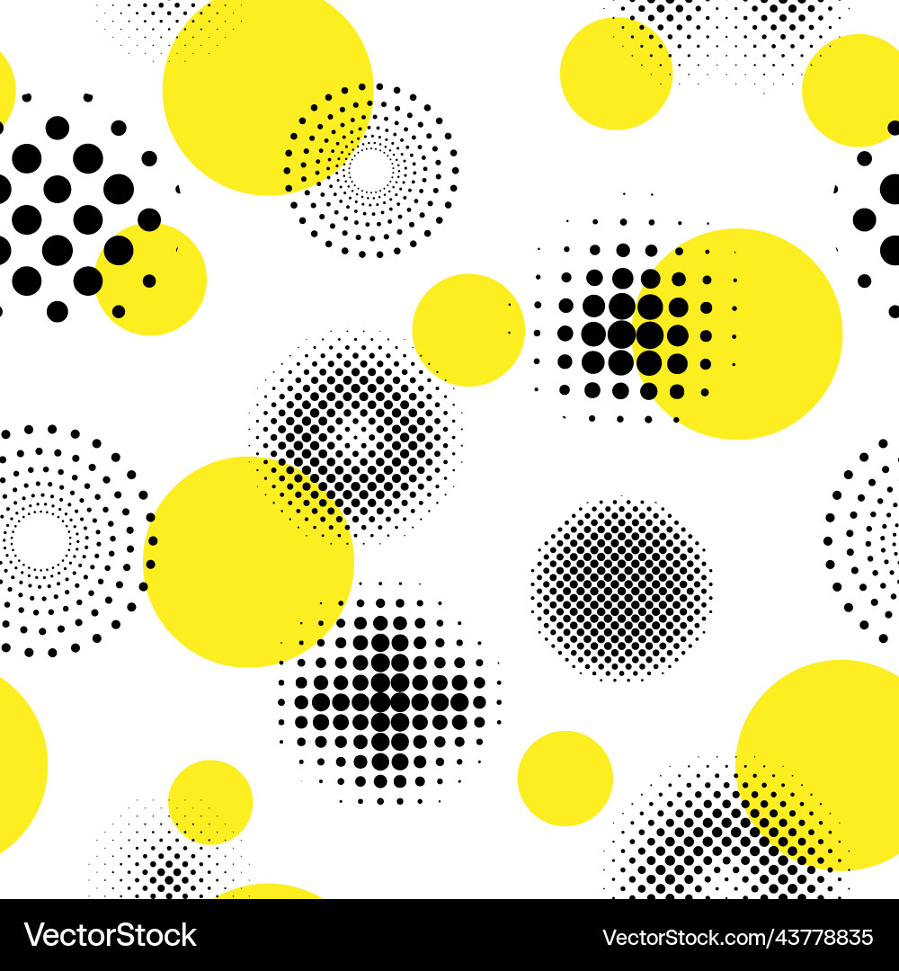 Circle geometry round patterns random texture Vector Image