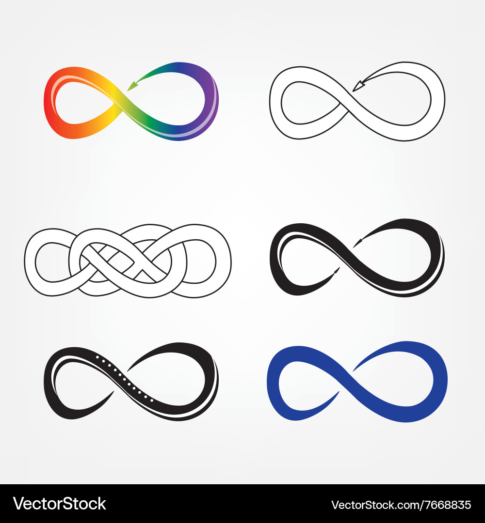 Infinity Symbol Sign Royalty Free Vector Image Page 2 | Infinity Sign