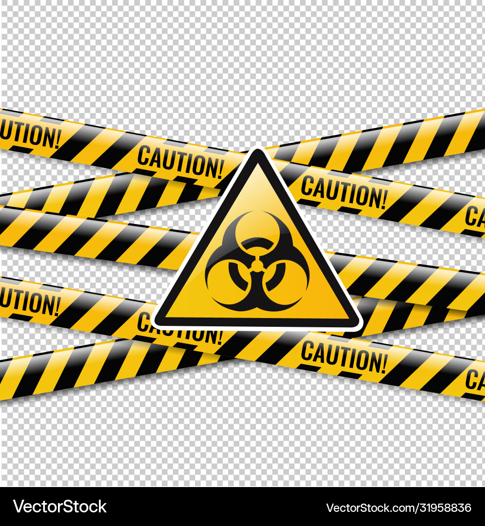 Danger sign isolated with transparent background Vector Image