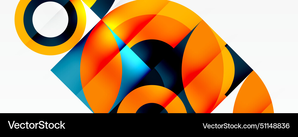 Geometric chameleon art in electric blue on white Vector Image