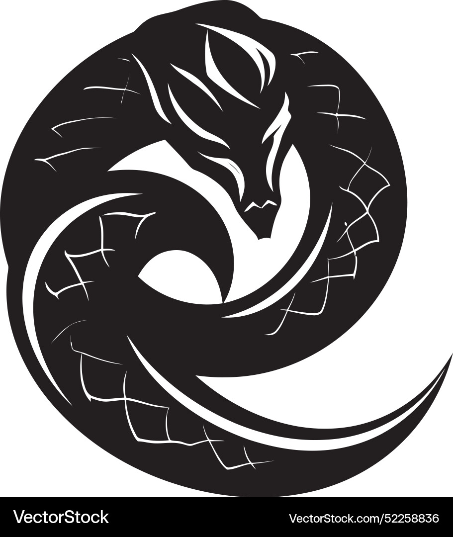 Mystic cobra shadows noir silhouettebold viper Vector Image