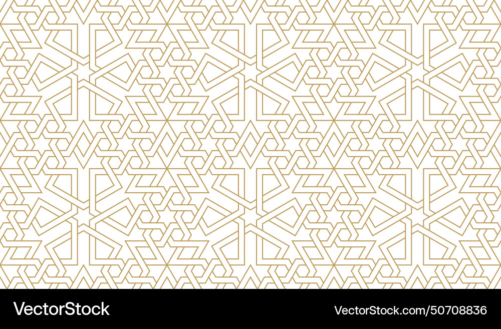 Seamless geometric pattern in authentic arabian Vector Image