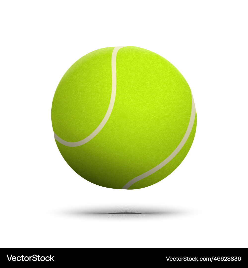 Tennis ball Royalty Free Vector Image - VectorStock
