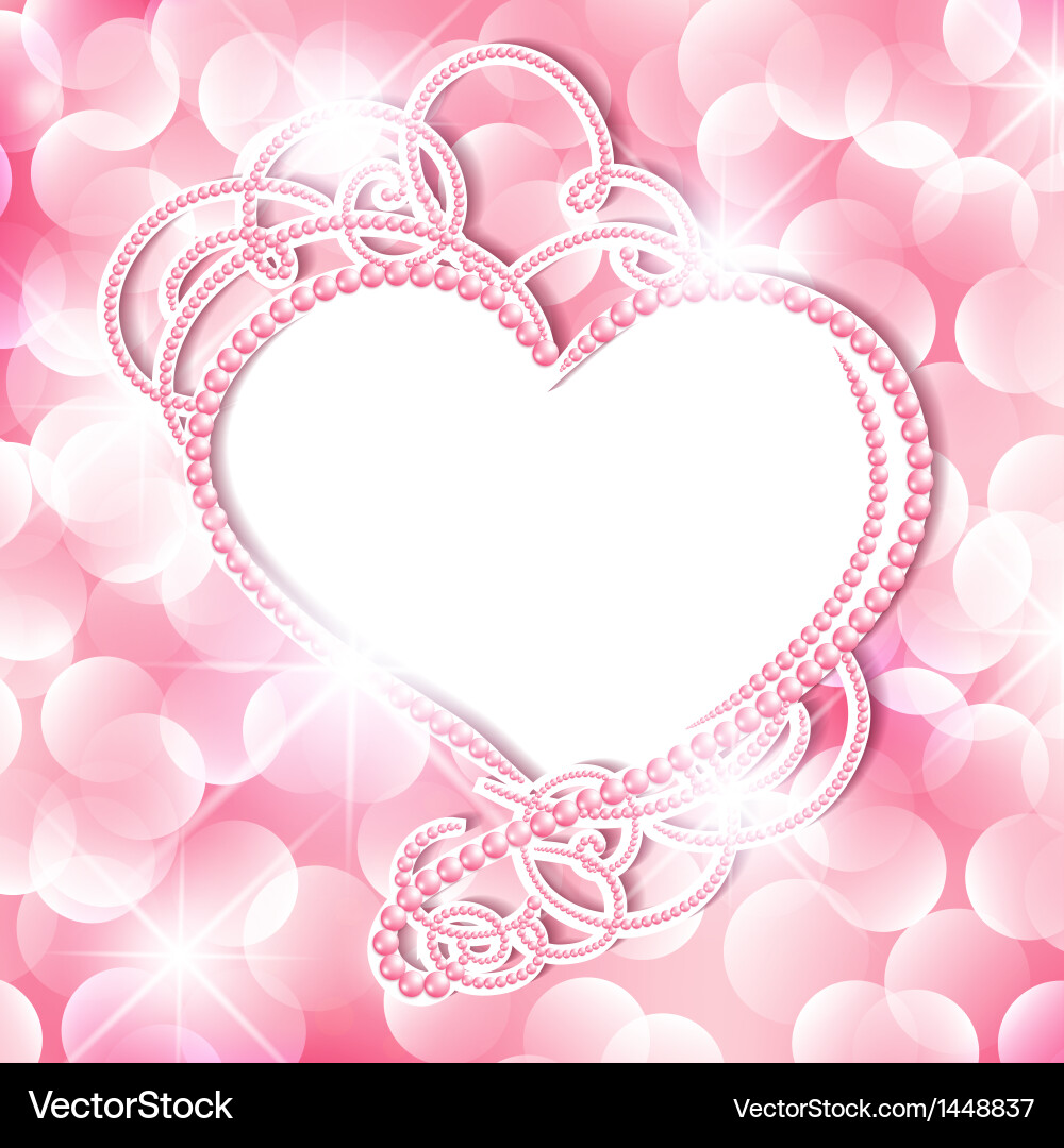 Heart frame Royalty Free Vector Image - VectorStock