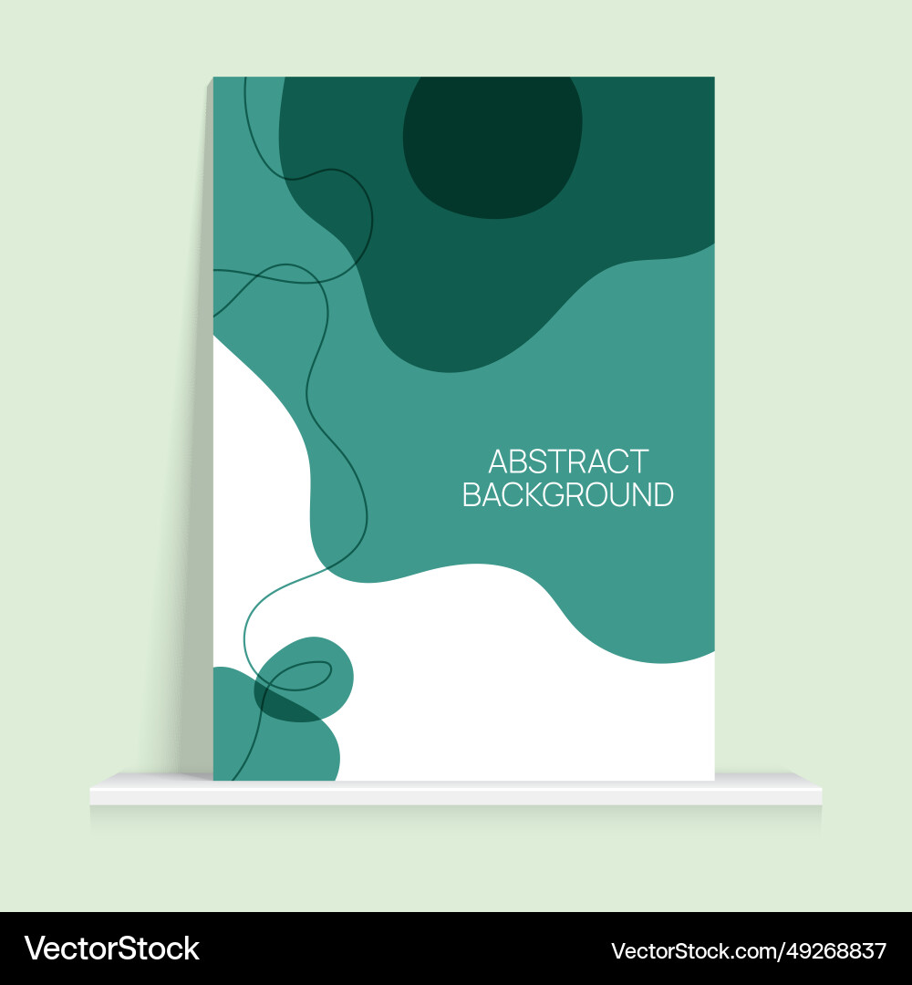 Poster on the shelf Royalty Free Vector Image - VectorStock