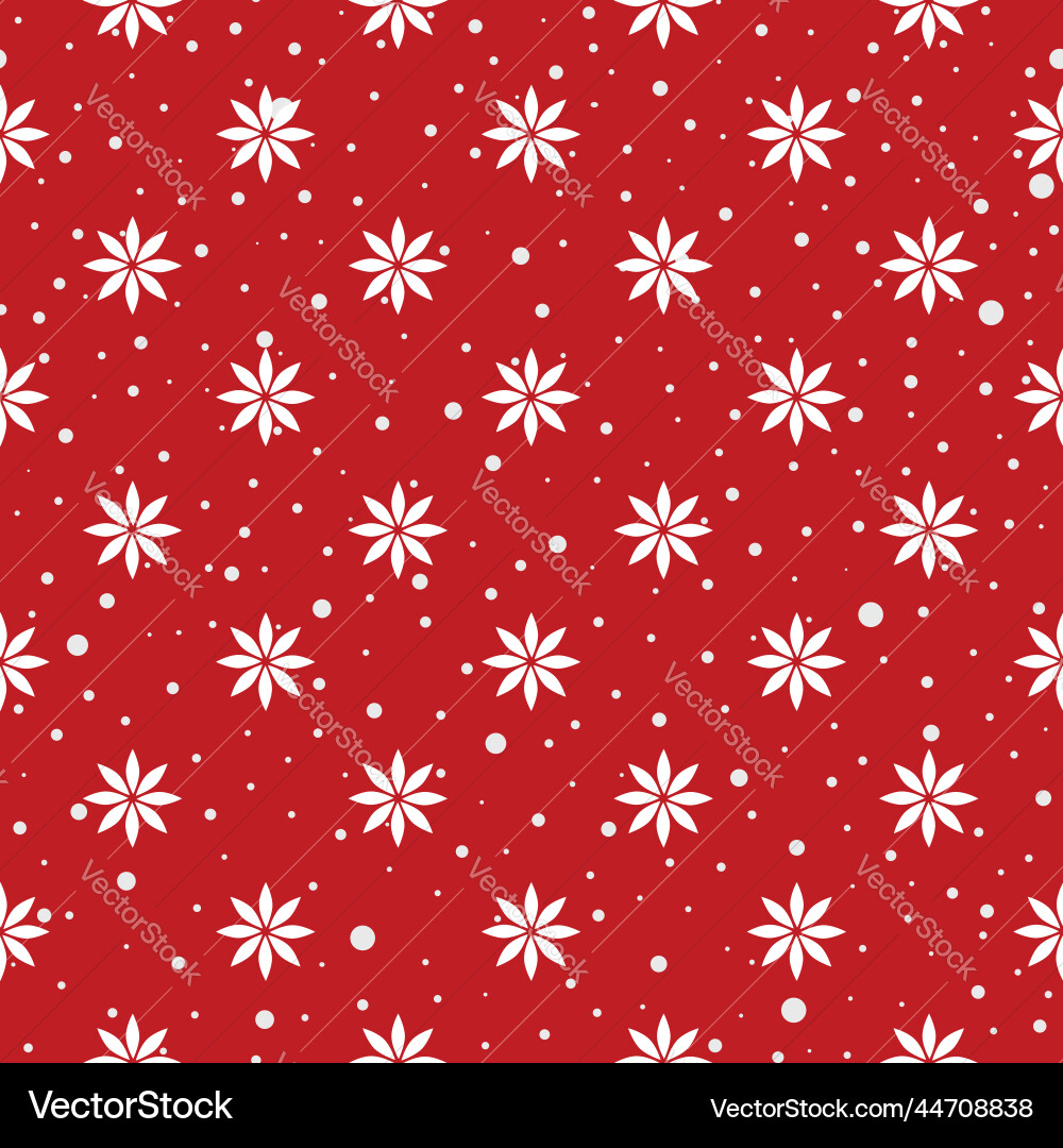 Christmas winter holiday seamless pattern Vector Image