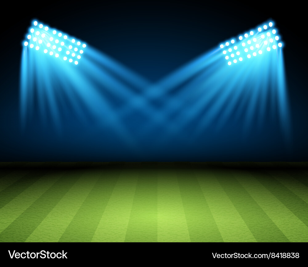 Football arena Royalty Free Vector Image - VectorStock