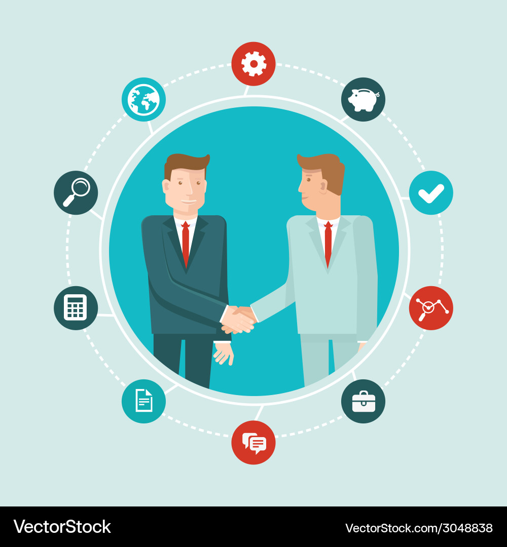 Handshake Royalty Free Vector Image - VectorStock