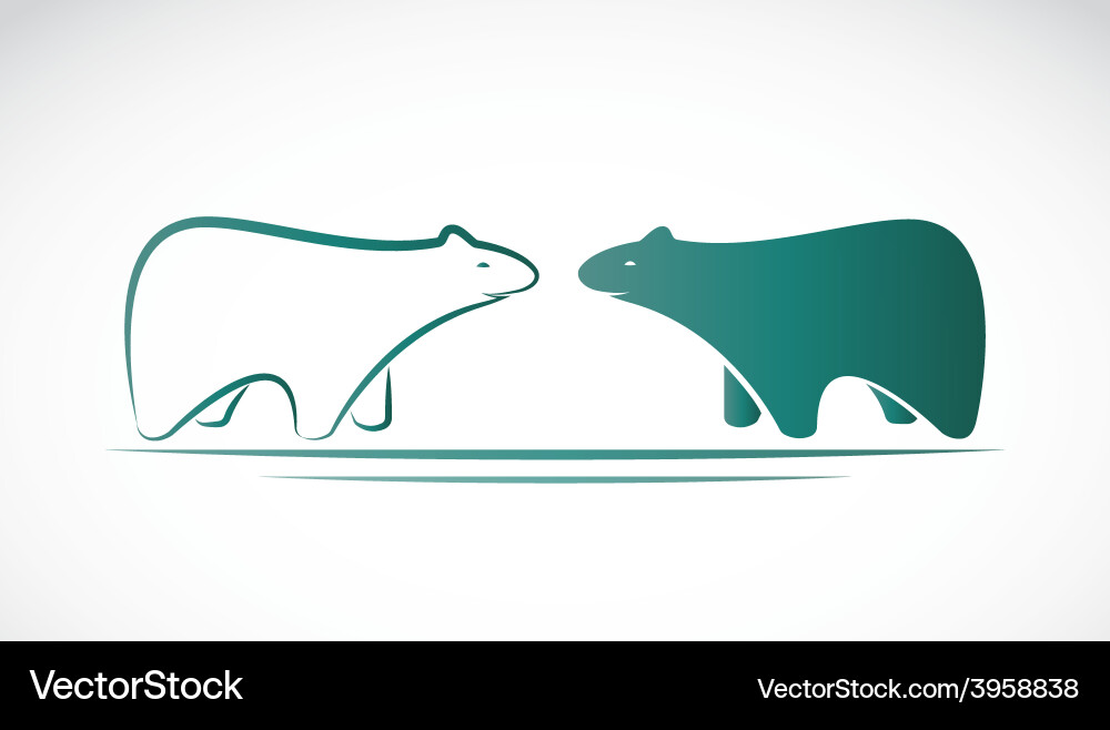 Image of an bear design Royalty Free Vector Image
