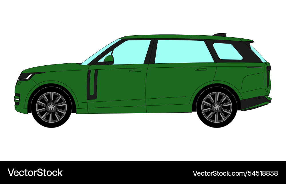 Range rover 5 generation 2022 Royalty Free Vector Image