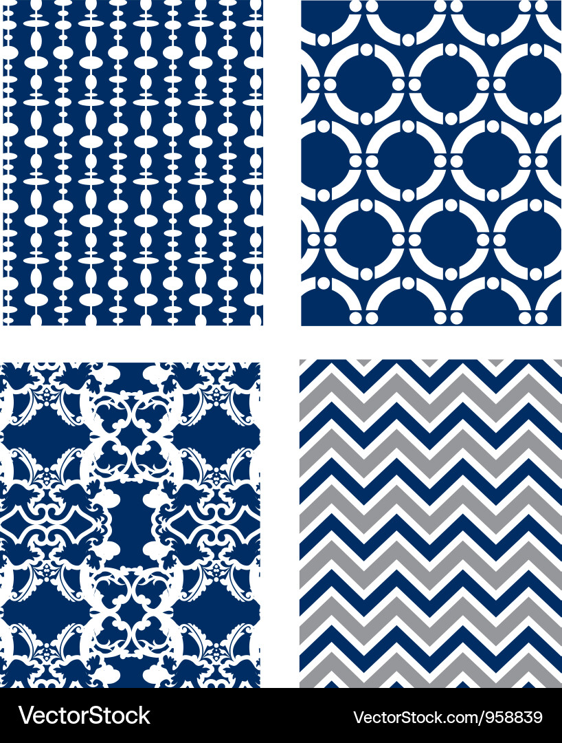 Hintergrund-Set Muster Tapete Lizenzfreies Vektorbild