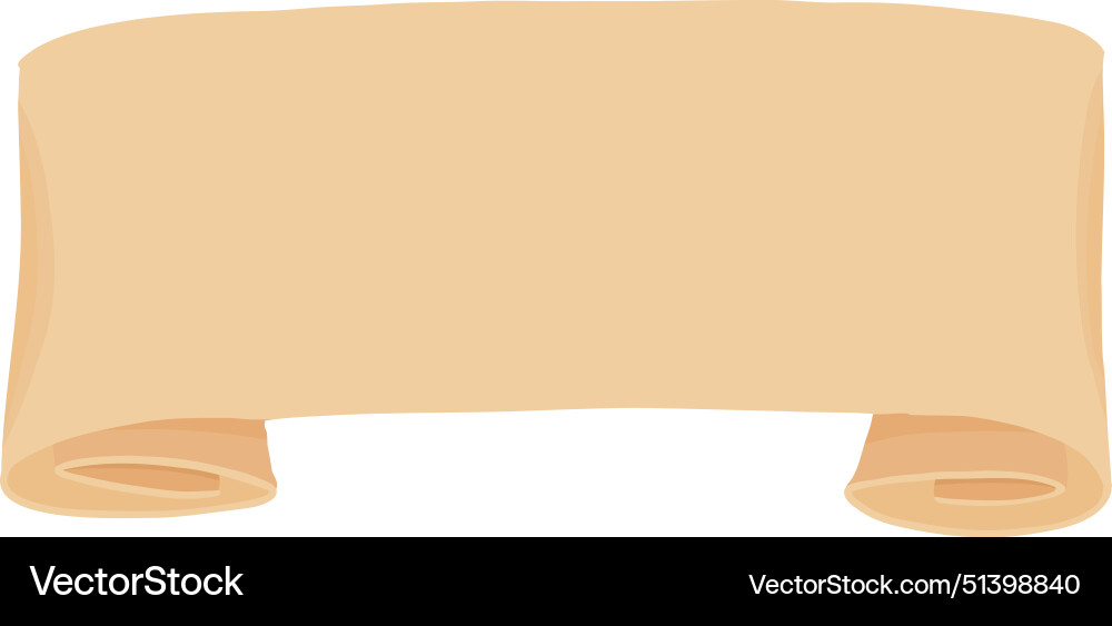 Cartoon ancient parchment scroll and old paper Vector Image