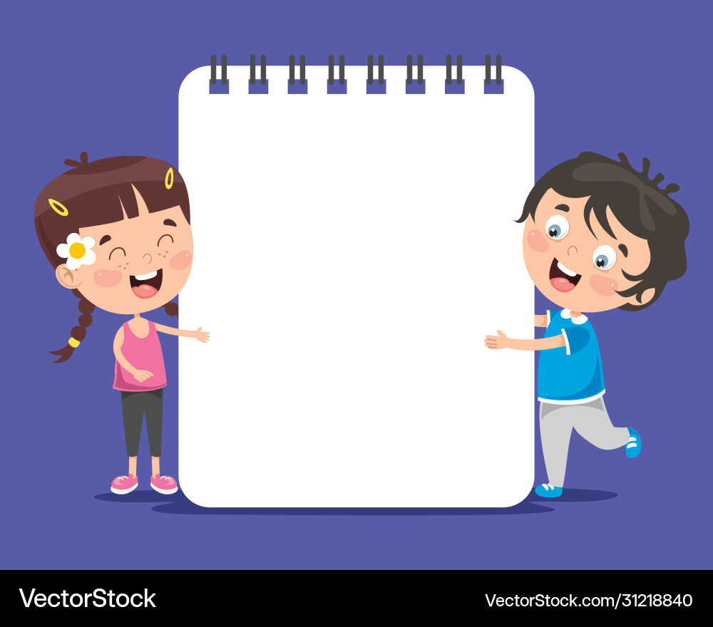 Paper template design Royalty Free Vector Image