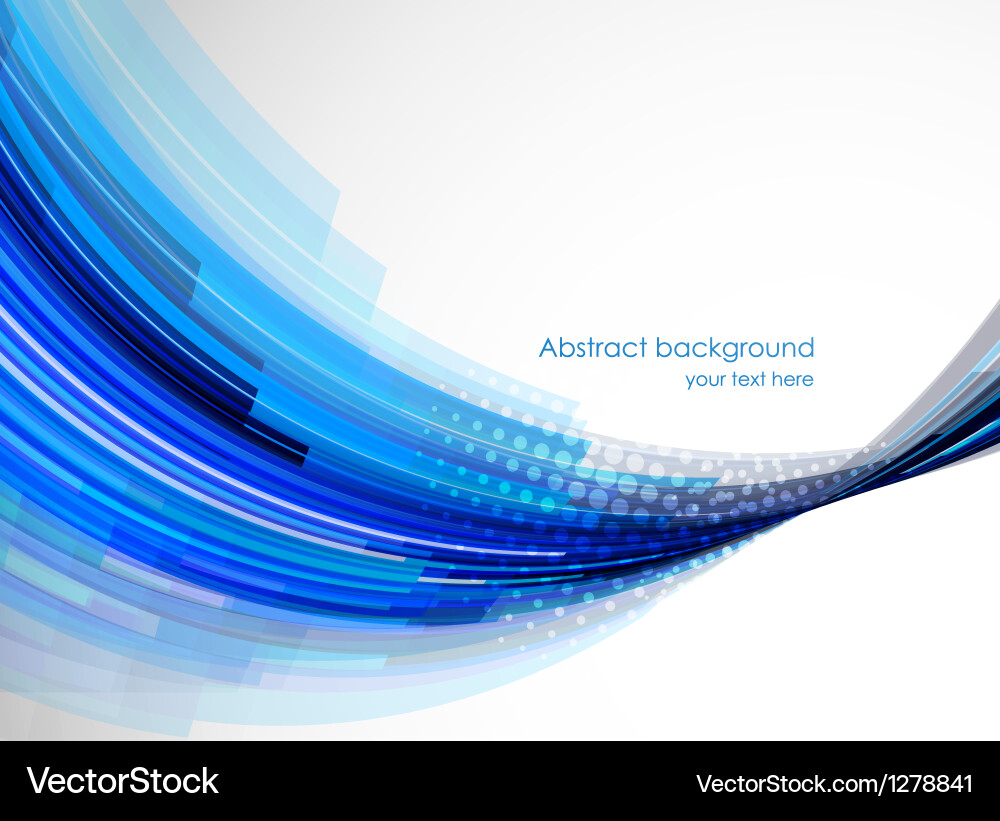 Dynamic Blue Line Background Royalty Free Vector Image