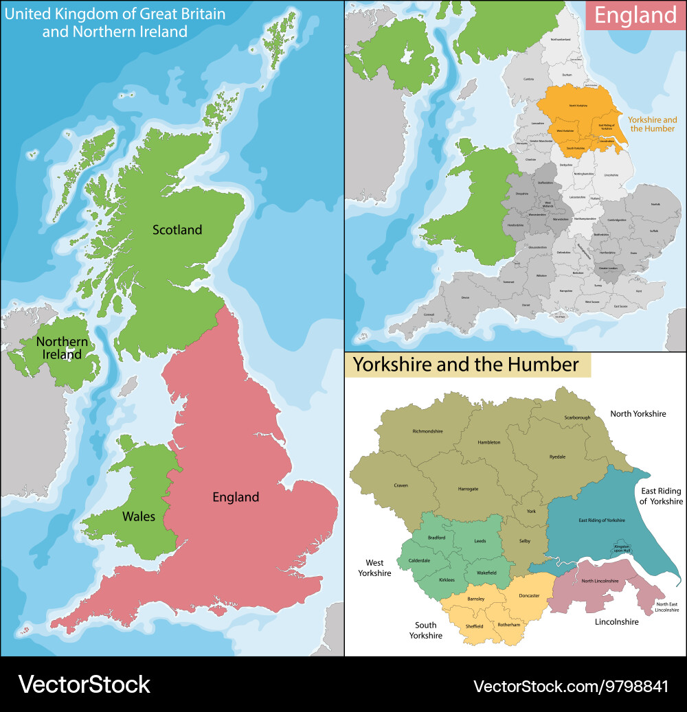 Yorkshire Map Vector Images (over 210)
