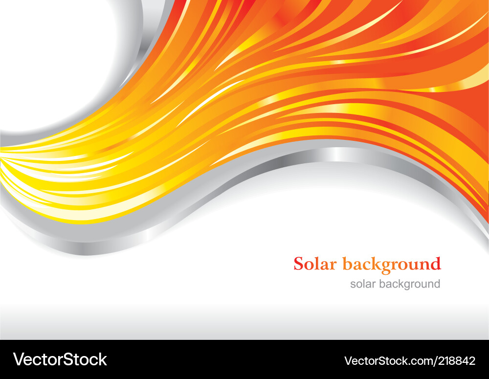 Solar background Royalty Free Vector Image - VectorStock