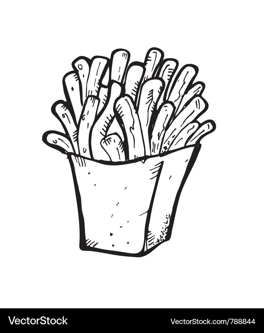 Chips Packet Drawing Vector Images (73)