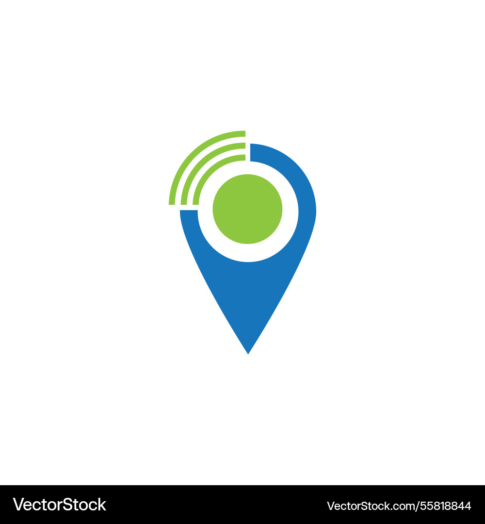Gps logo Royalty Free Vector Image - VectorStock