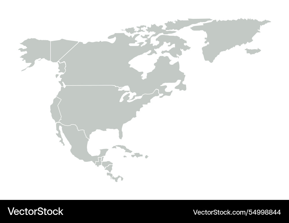 Outline of north Royalty Free Vector Image - VectorStock