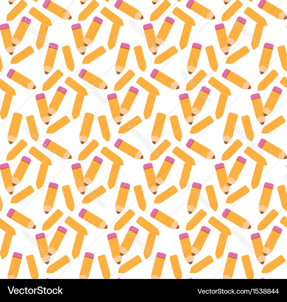 Pencil pattern Royalty Free Vector Image - VectorStock